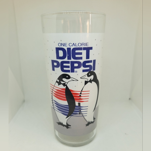 Dining | Vintage Diet Pepsi Penguins Glass | Poshmark
